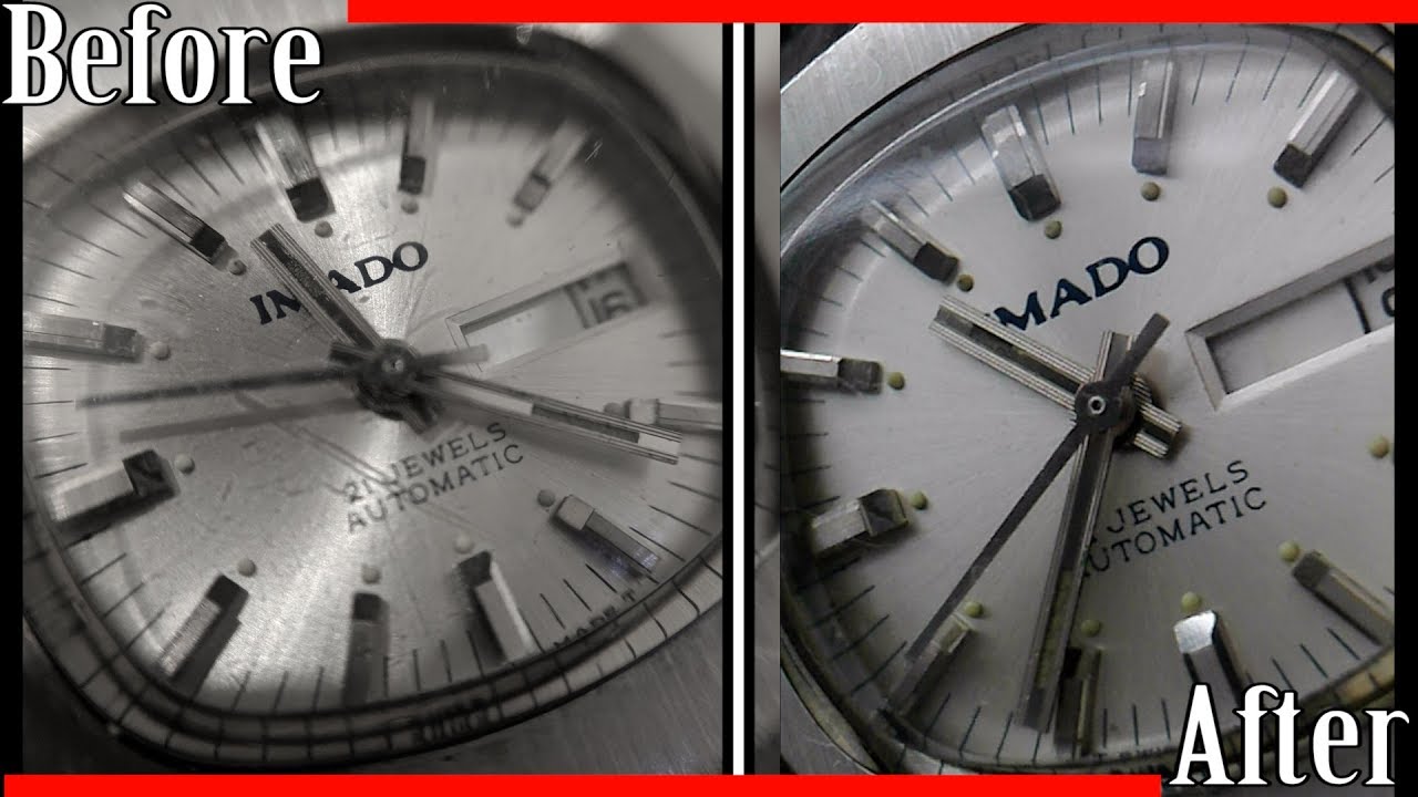 Removing scratches from watch face at home made simple! -Easy & QUICK ...