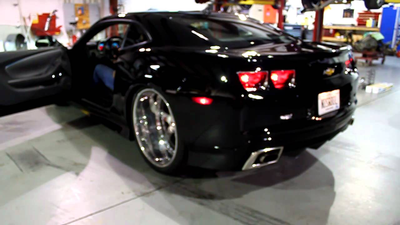 2010 Camaro Idle Clip- Vengeance Racing Custom Camshaft - YouTube