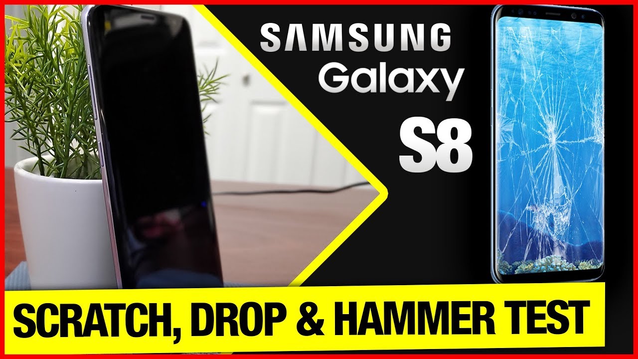 Samsung Galaxy Smartphone Drop, Scratch & Hammer Test - YouTube