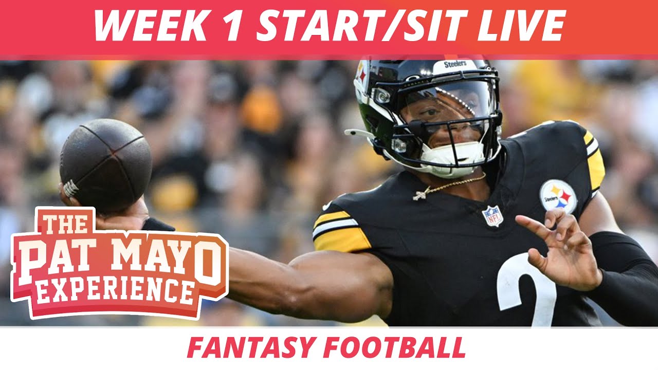 Week 1 Fantasy Football Start/Sit LIVE: Viewer Questions - YouTube