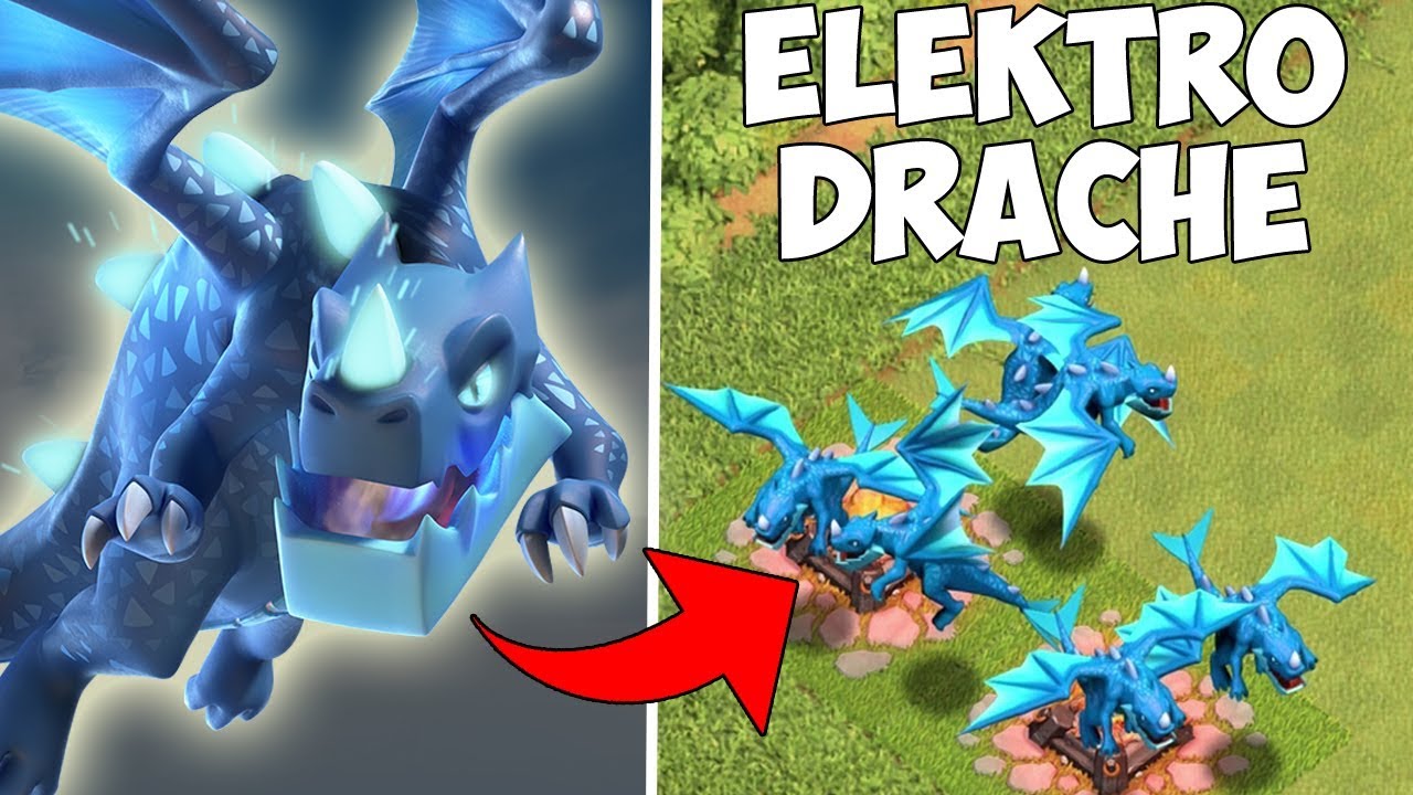 ELEKTRODRACHE - Neue Truppe! 💓 Clash of Clans 💓 Coc - YouTube