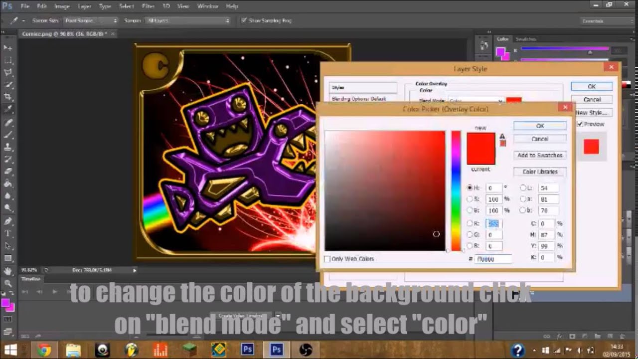 Geometry dash - How to make an amazing custom icon! - YouTube