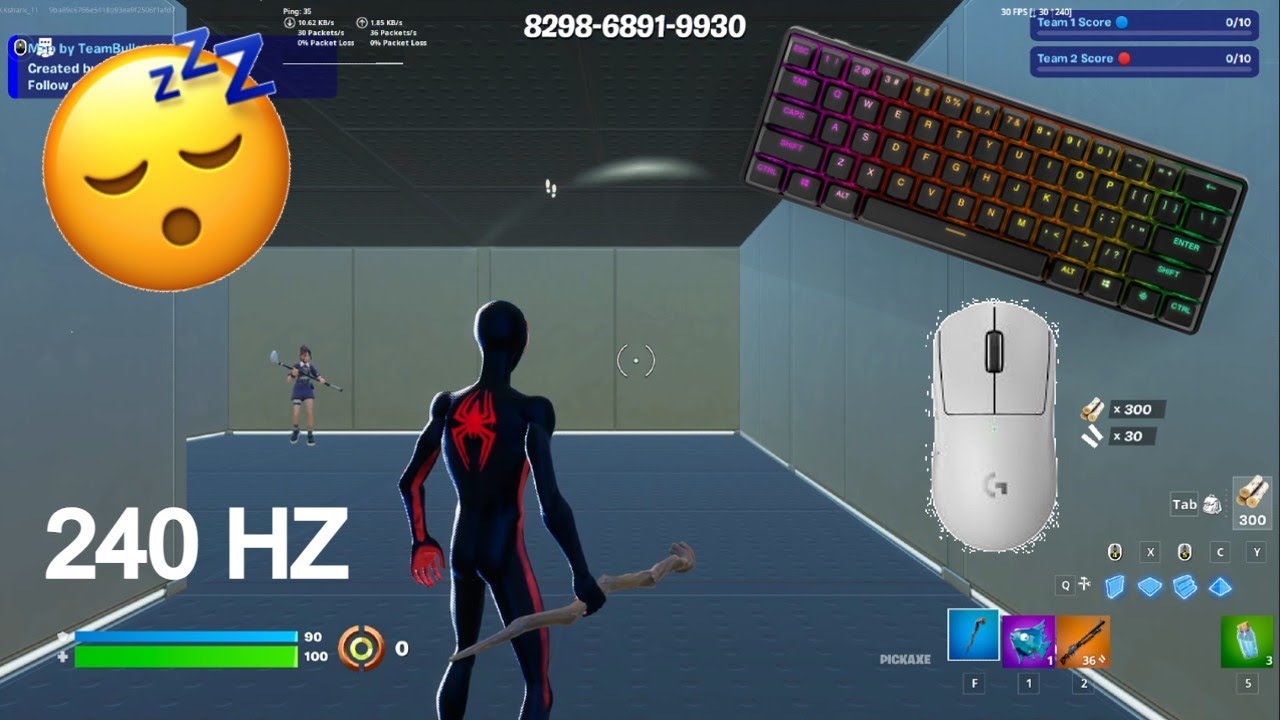 Fortnite ASMR Box fights 😴240hz Gameplay 📦💤 Calming Lofi - YouTube