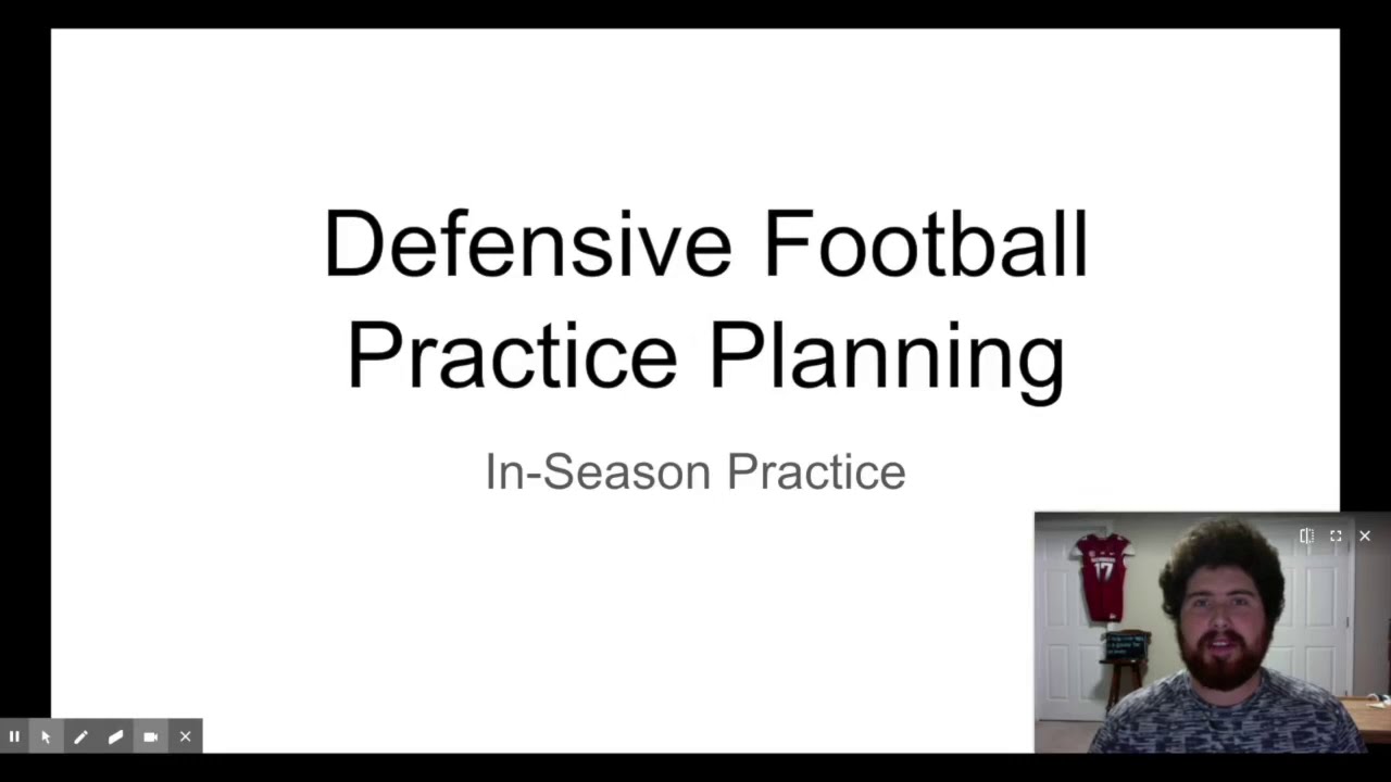 Defensive Football Practice Planning (In-Season) - YouTube