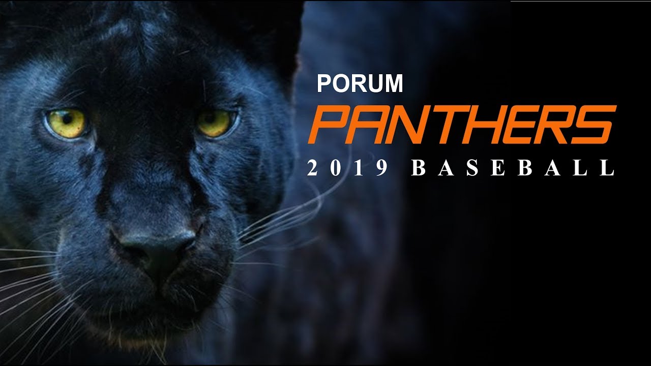 2019 Porum Panther Baseball - YouTube