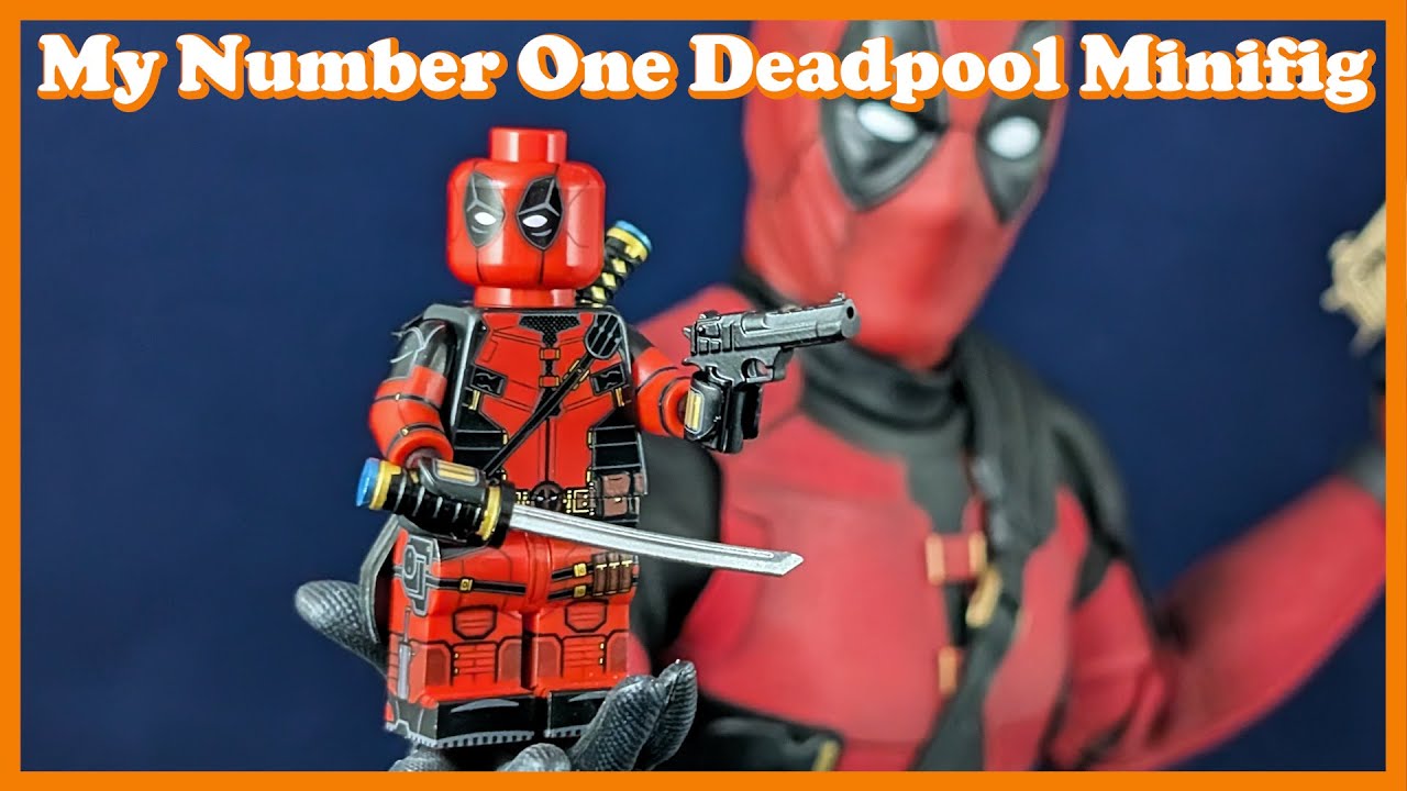 I'm Excited to Finally Have This Custom Lego Deadpool Minifigure in my ...