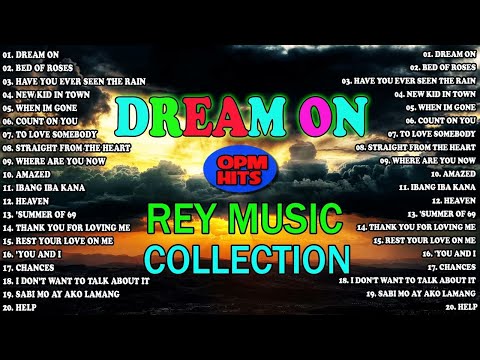 DREAM ON 🔥 NONSTOP EMERSON CONDINO💥THE BEST OF REY MUSIC COLLECTION OPM HITS, SLOW ROCK 2022