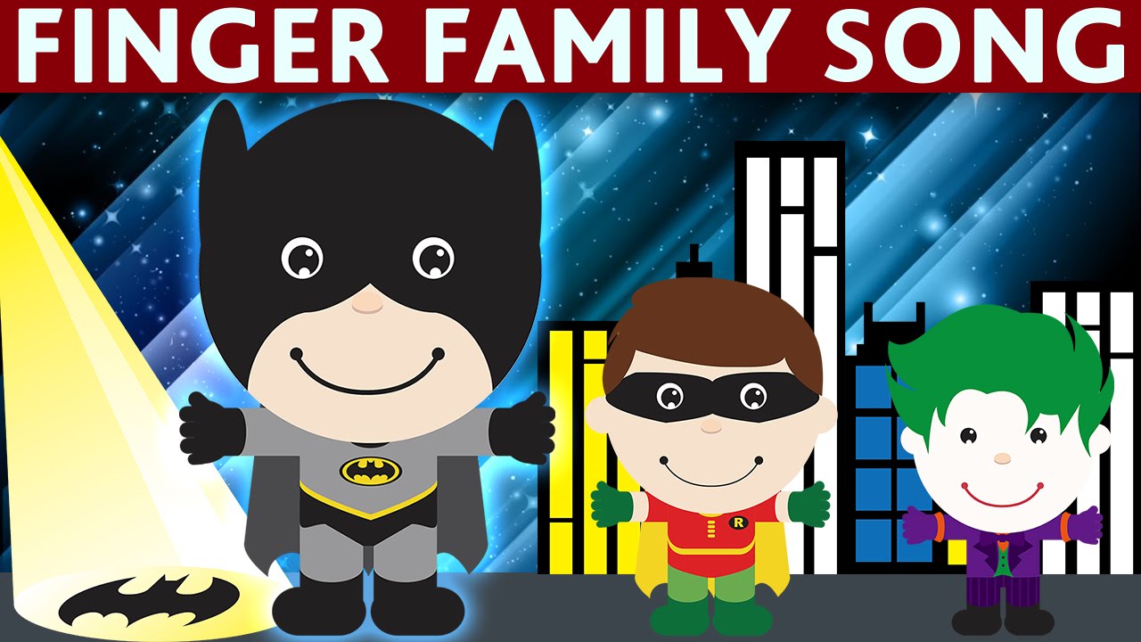 finger family batman and robin finger family song - YouTube
