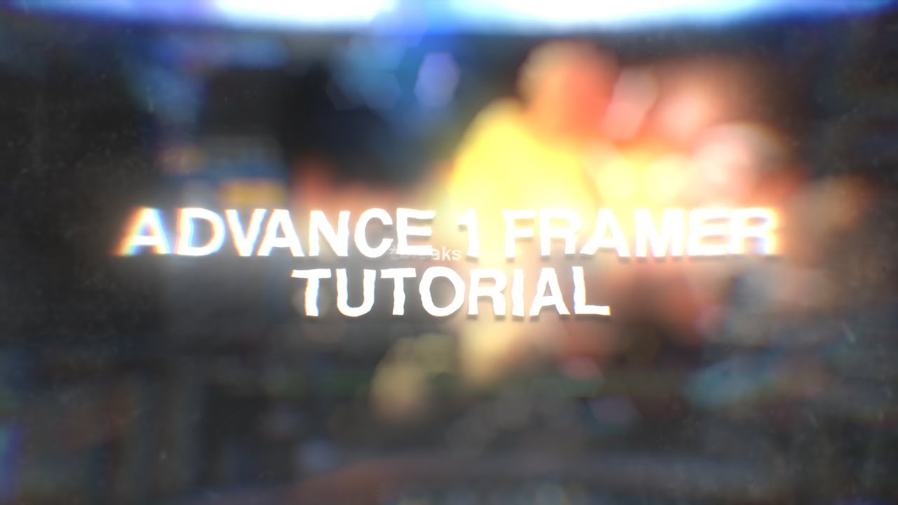 Advanced One Framer Tutorial | After Effects - YouTube