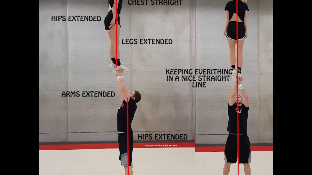 Partner stunts: Walk-in drill - YouTube