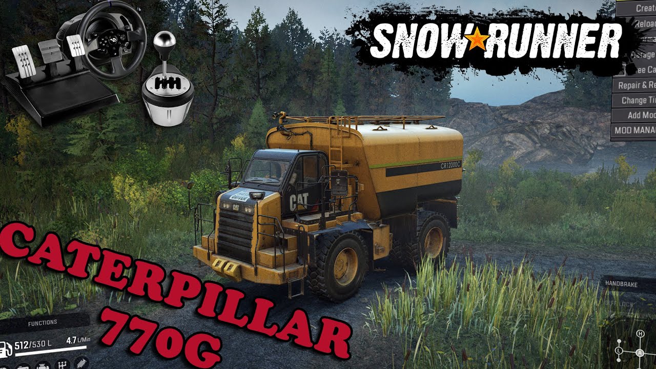 SnowRunner | CaterPillar 770G | Vehicle Showcase | PC Gameplay - YouTube