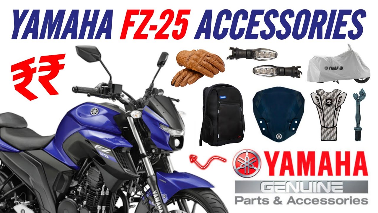 Yamaha FZ-25 Genuine Accessories with Pricing 2025 🔷 Yamaha Genuine ...