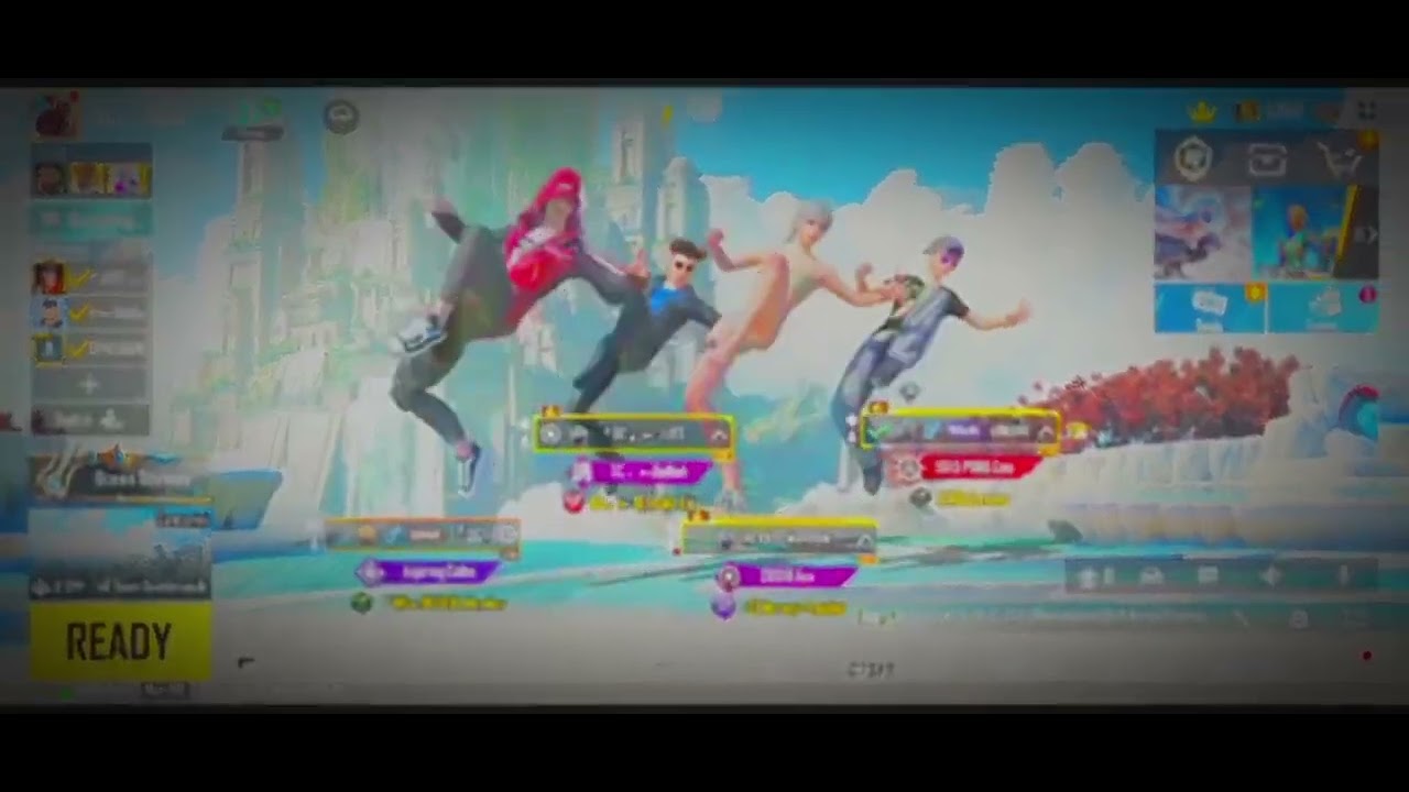 PUBG mobile heavy emota full squad DC Hasan DC Jutt android A7 A8 J3 J4 ...