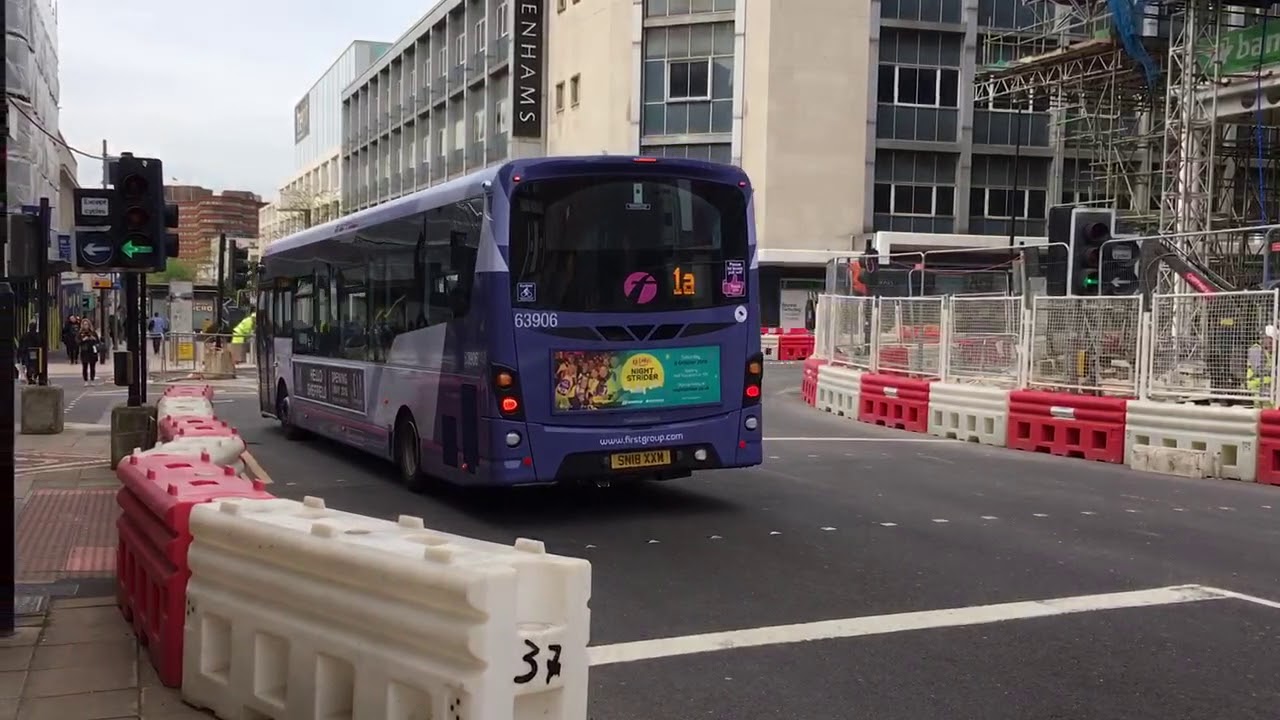 New First Bus Sheffield 63906 At Pinstone Street On 1a To Herdings ...