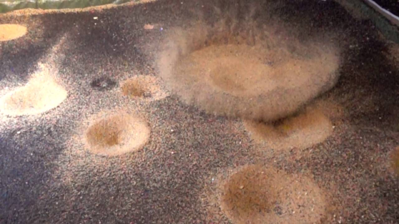 Impact crater formation in slow motion (6/8) - YouTube