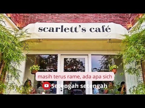 Scarlet Cafe yang selalu penuh di kunjungi I PIK 2 - YouTube