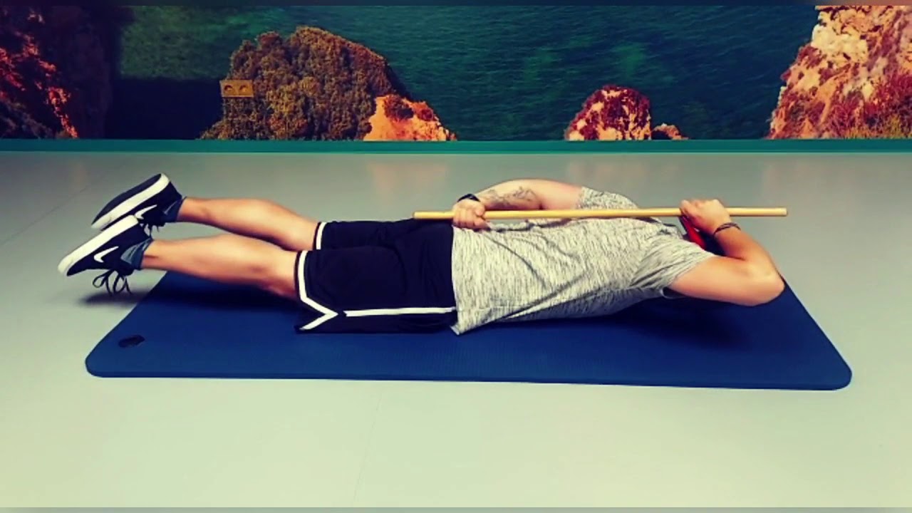 das Zentrum. Online-Training Tag 42 (Rückenkräftigung mit Stab/Stock ...