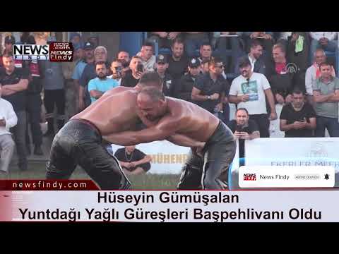 Hüseyin Gümüşalan  Yuntdağı Yağlı Güreşleri Başpehlivanı Oldu