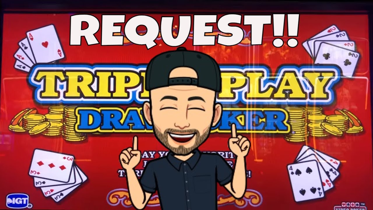 Triple Play Draw & Extra Draw Frenzy Request Video Poker DDB - YouTube