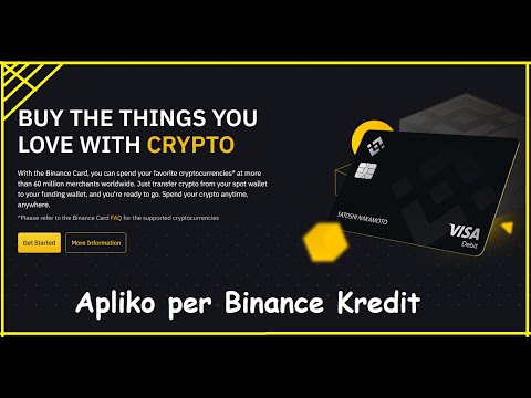 Apliko per BINANCE VISA CARD Tutorial ne Shqip