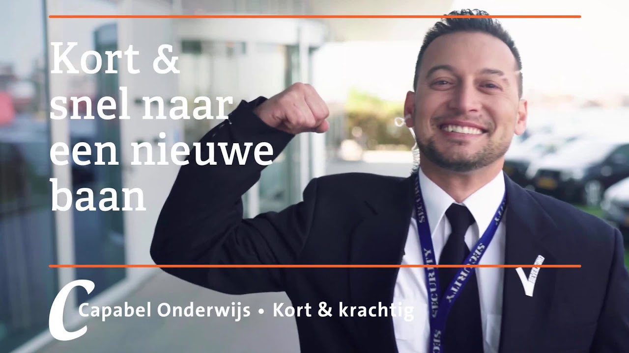Capabel Onderwijs - Beveiliger - Pre-roll - YouTube