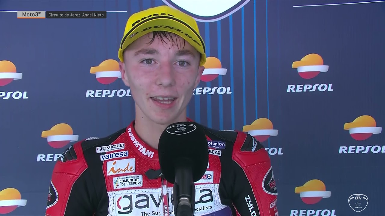 Race Winner's Interview: Scott Ogden | 2021 Jerez Race 1| Moto3 - YouTube