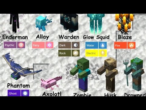 Minecraft mobs ability and inabilities - YouTube