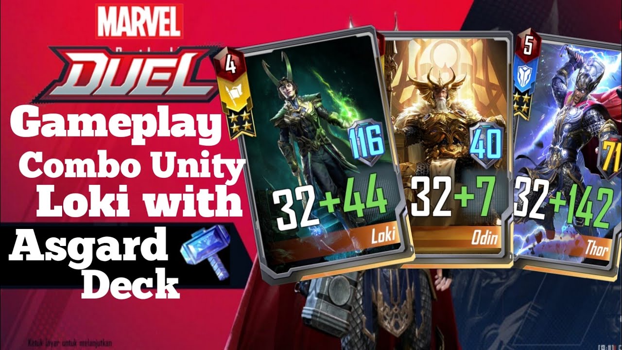 Marvel Duel | Build Combo Unity Loki with Asgard deck - YouTube