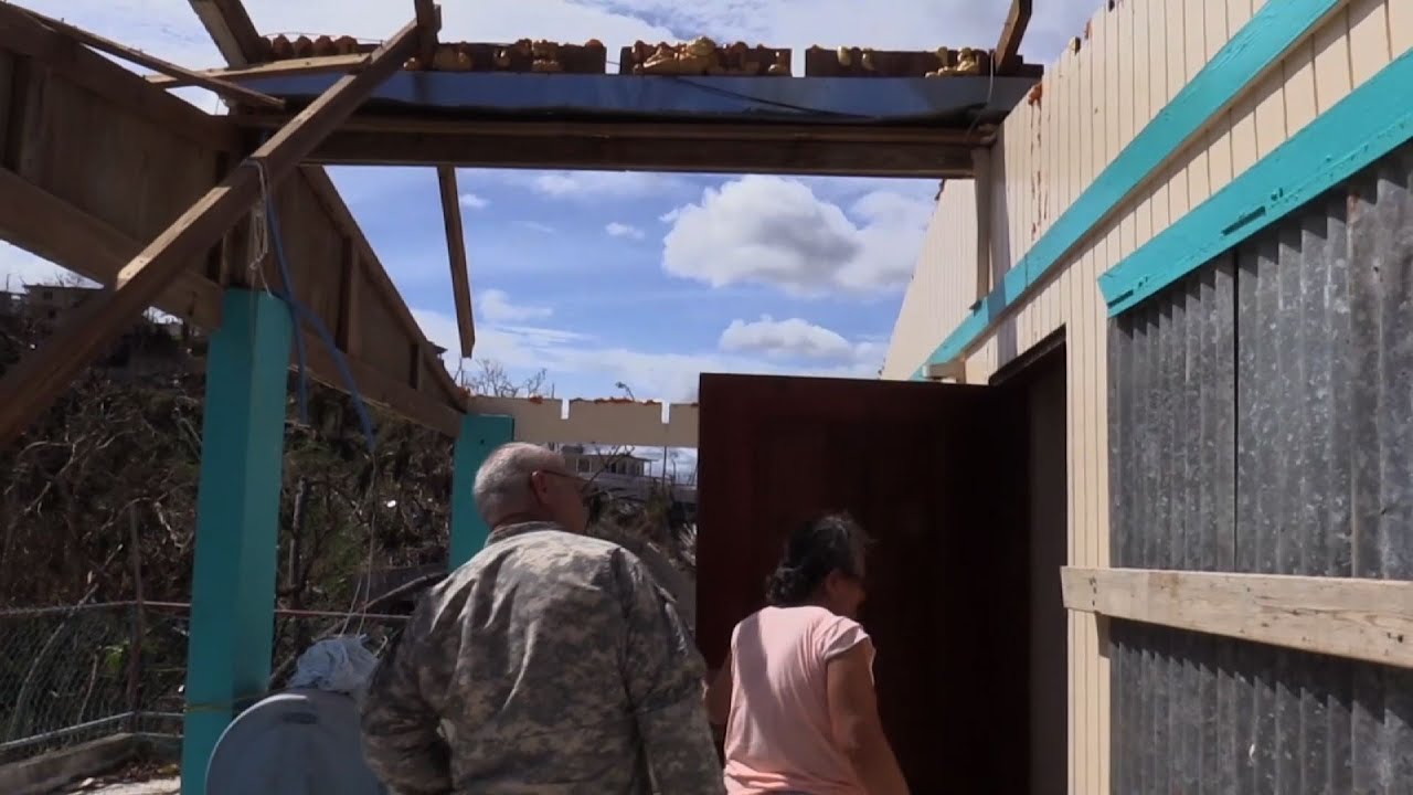 Raw: Aid Delivered to Cities in Puerto Rico - YouTube