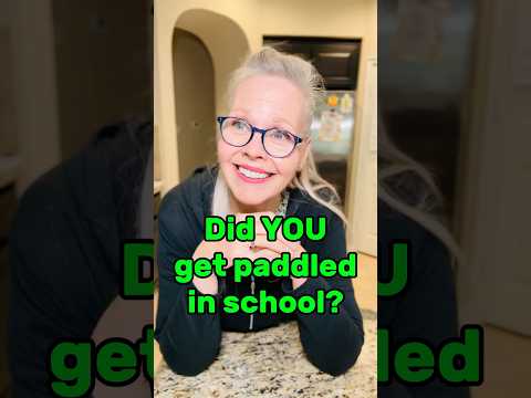 I got paddled in school. #shorts #oldschool #paddle #corporalpunishment #1970s