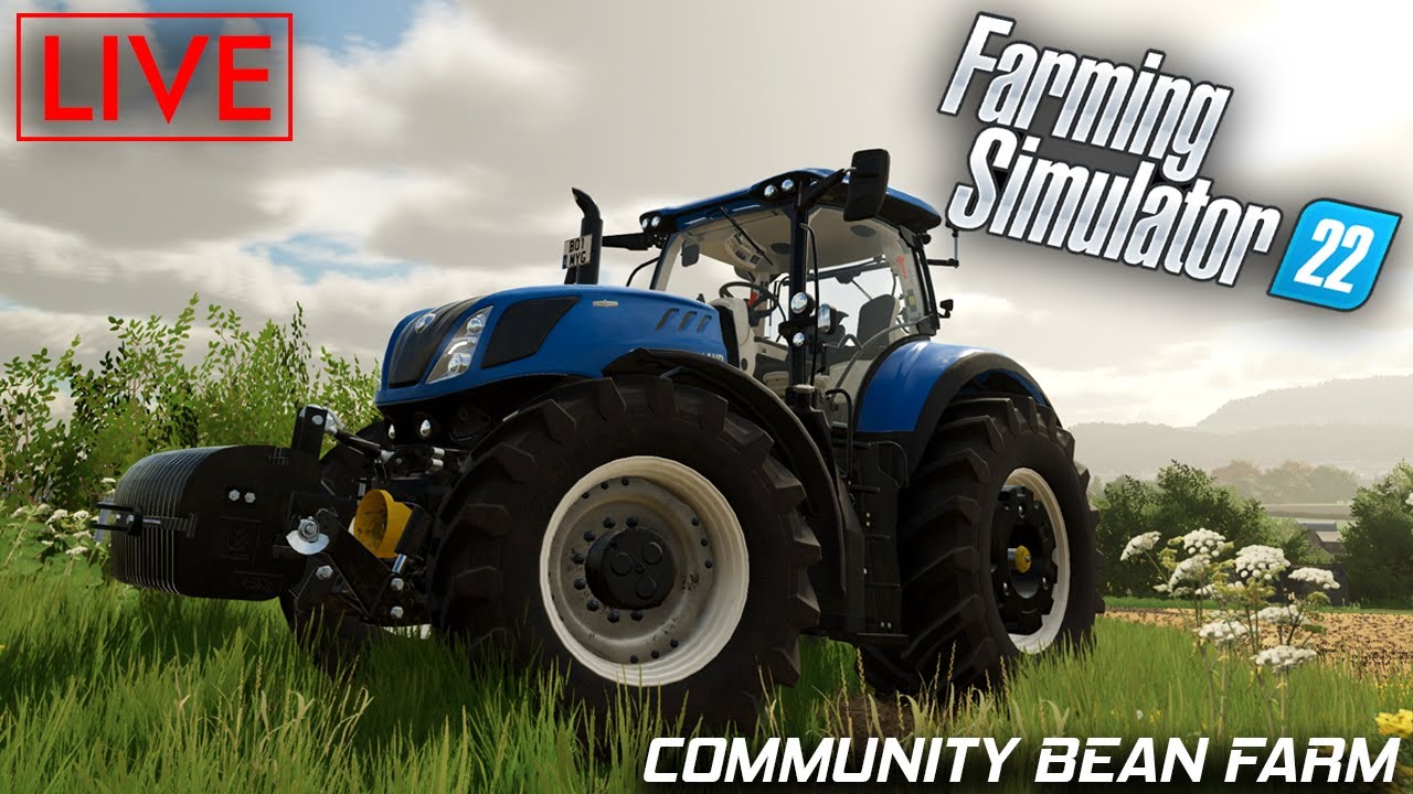 Community Bean Farming Shenanigans #11 | Farm Sim 22 Live - YouTube
