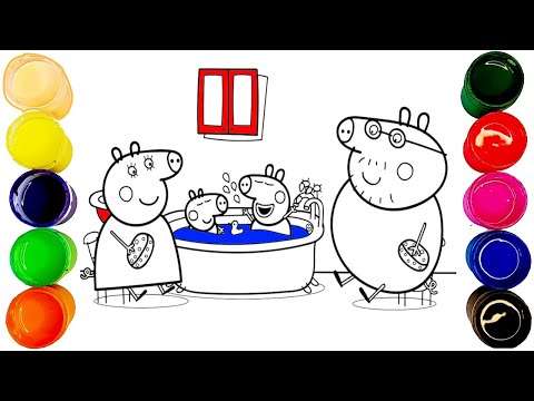 Peppa and George’s Big Bathtime Splash! 🐷🛁🫧 | Bubbly Fun for Kids and Toddlers