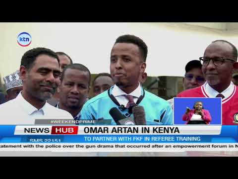 Somali FIFA referee Omar Artan eyes partnership with FKF on referees' training programmes