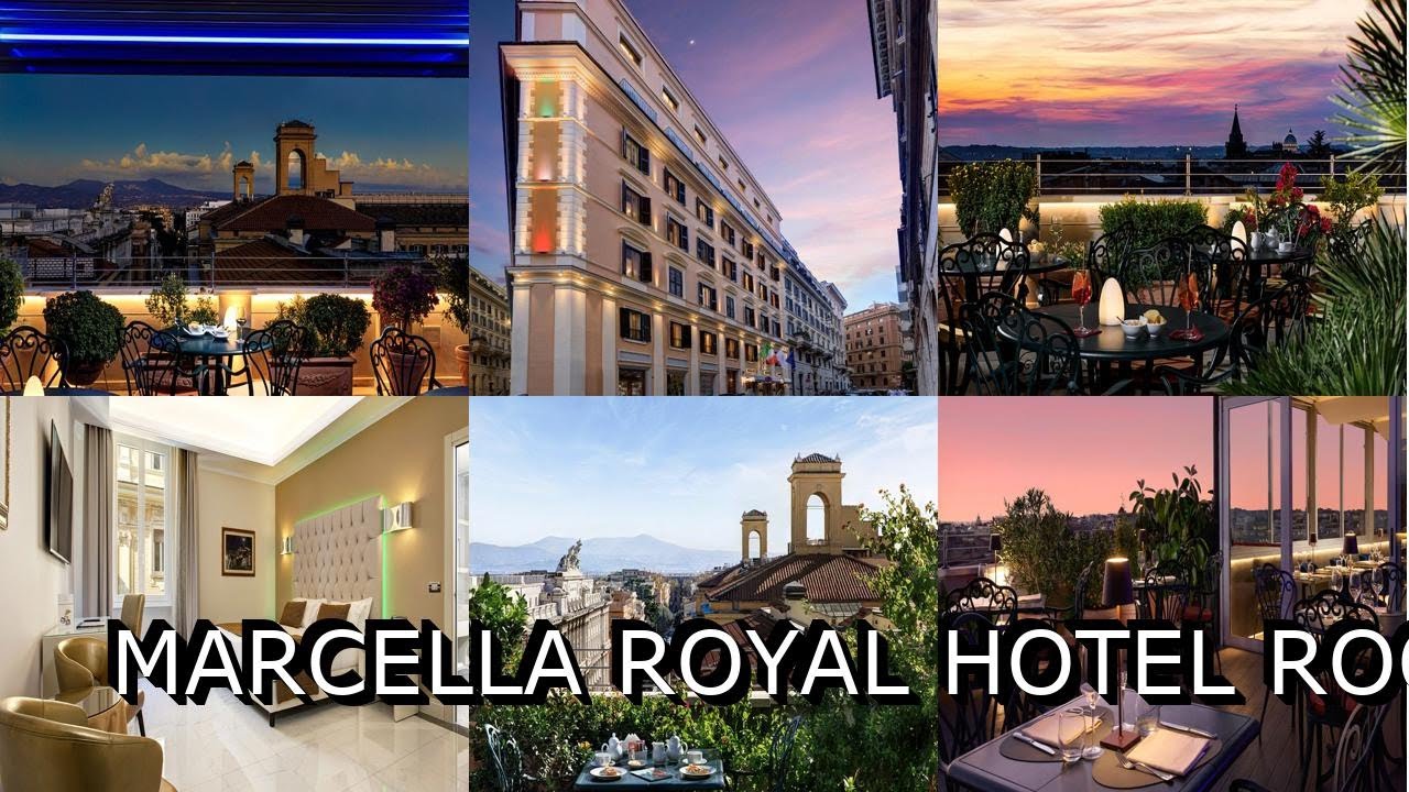 Marcella Royal Hotel Rooftop Garden, Rome, Italy - YouTube