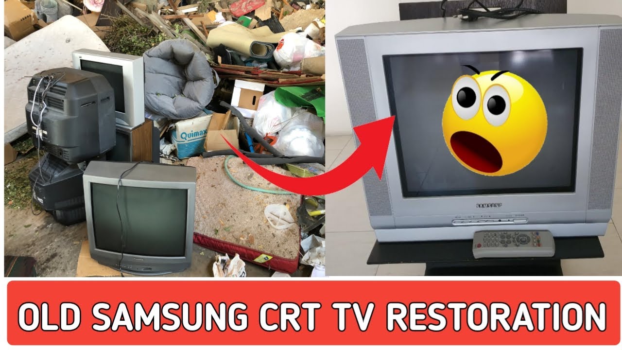 18 years old 15 inch Samsung CRT TV restoration. - YouTube