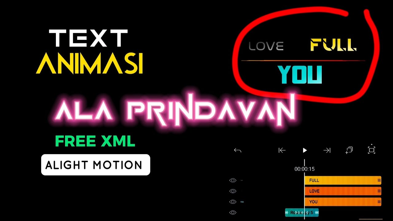 Top 7 Teks Animasi Trending Tiktok Instagram bagian 1/2 | Free Download ...
