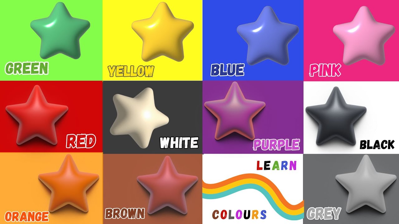 Lets Learn the Colors for Preschool Kids ! |Learn English Colors ...