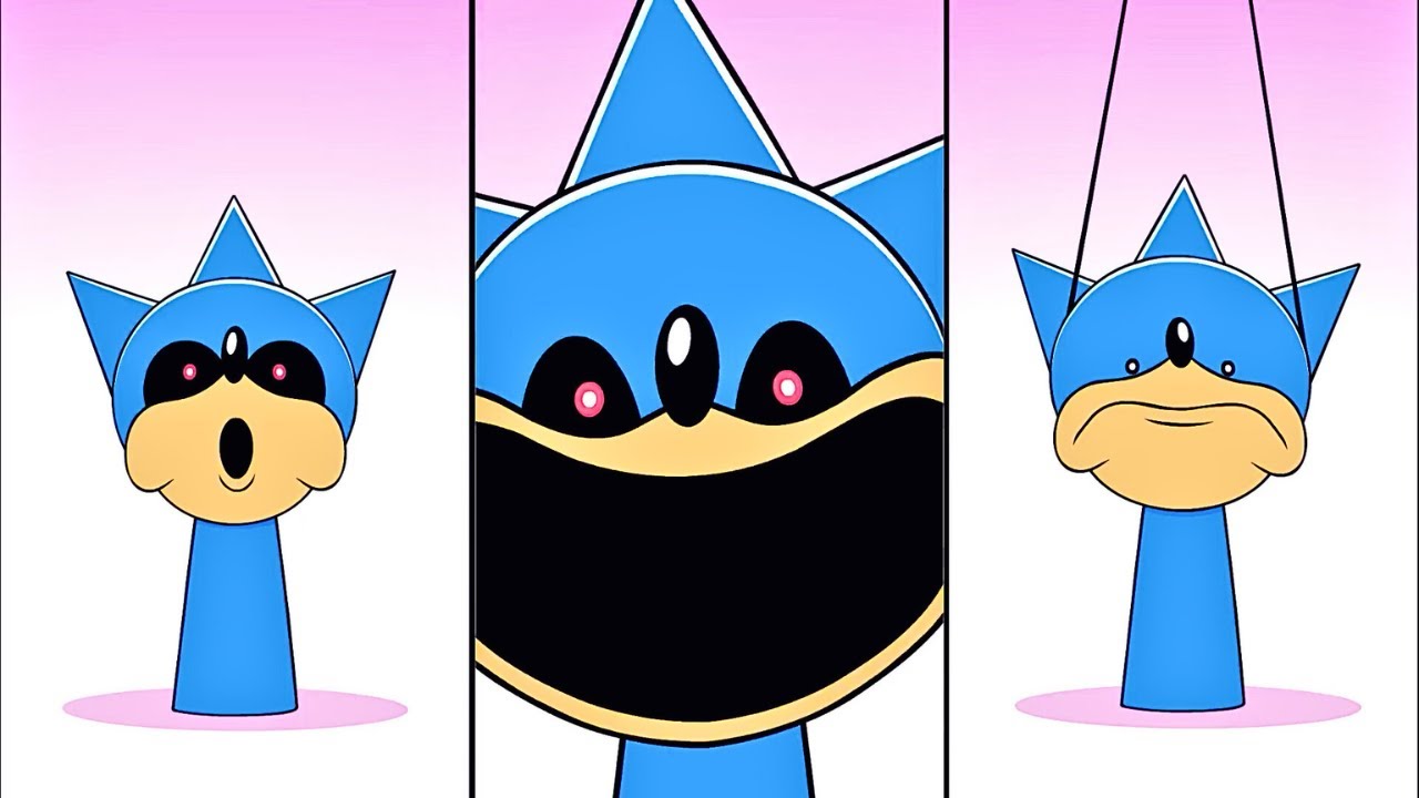 Sprunki Sonic, Creamy, Lashila Reeves, Aurelia Phase 2 VS Phase 3 VS ...