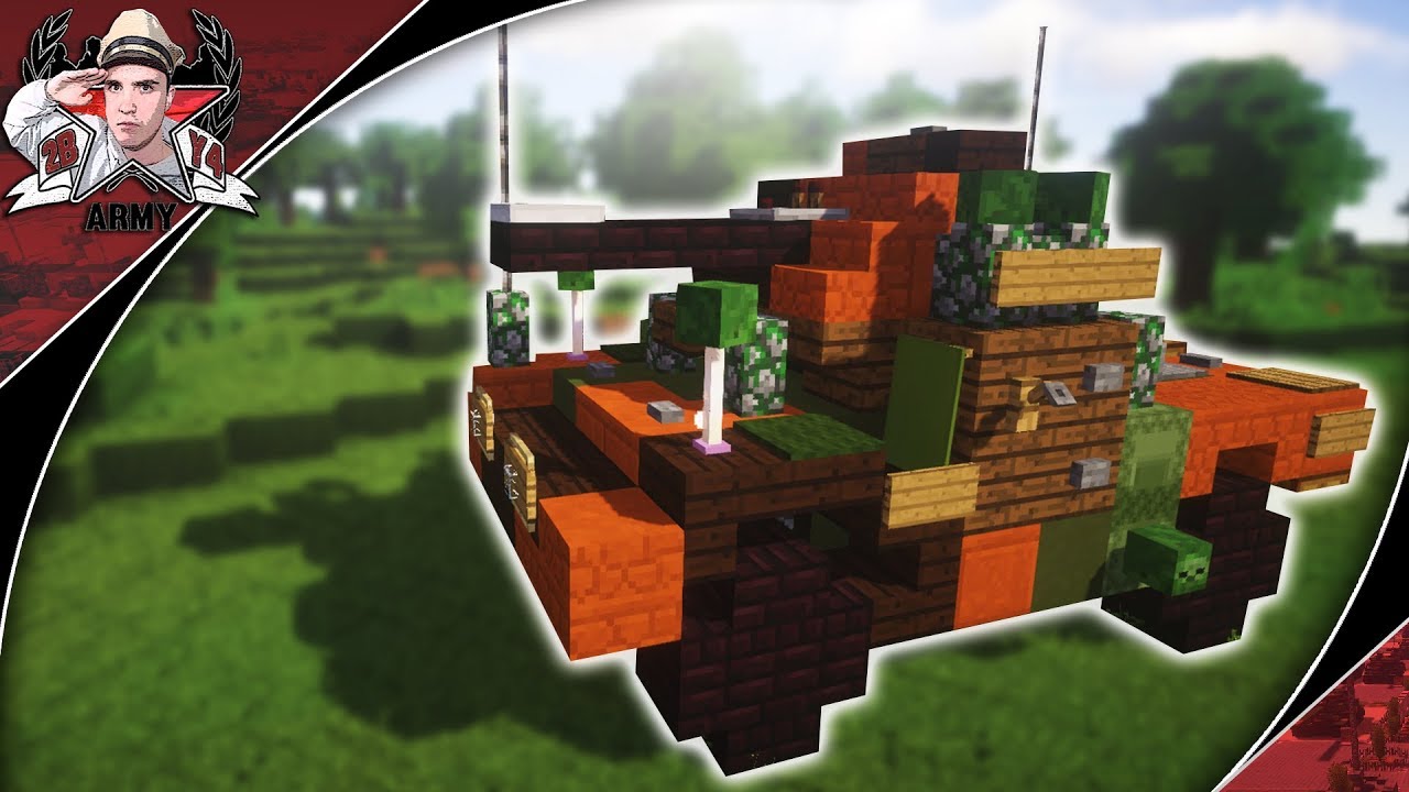 Minecraft: WW2 Panhard 178 | Armored Car Tutorial - YouTube