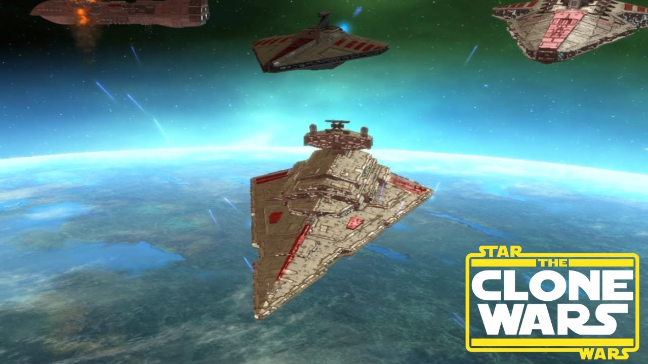 Epic Star Wars: Clone Wars Space Battle - YouTube