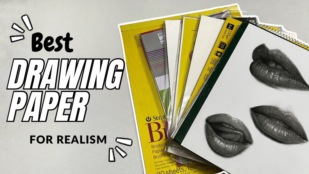 Best DRAWING PAPER for realism I sketching paper I charcoal I - YouTube