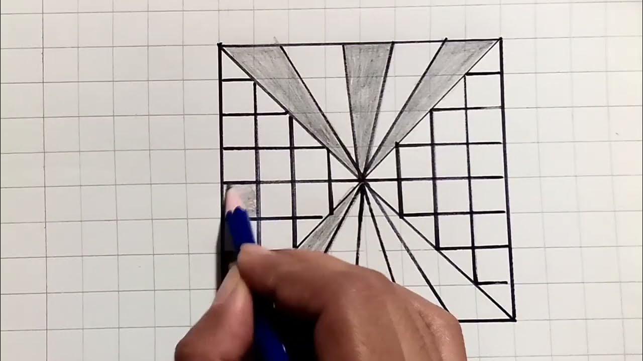 how to draw 3d box/3d drawing - YouTube
