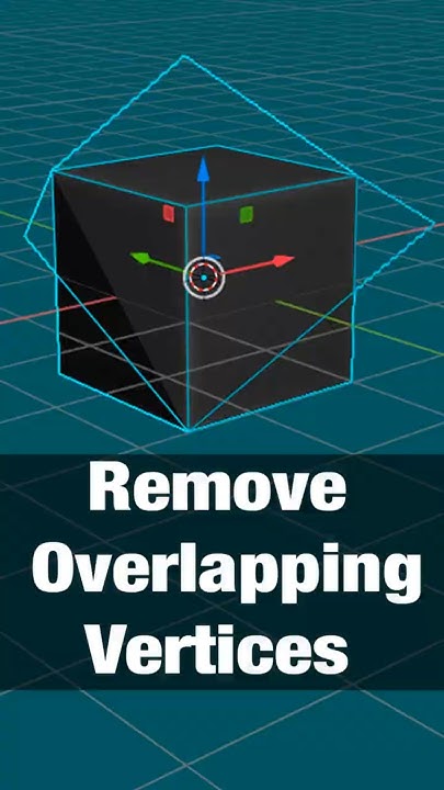 Remove Double and Overlapping Vertices in Blender #blender #3dmodeling #addon - YouTube