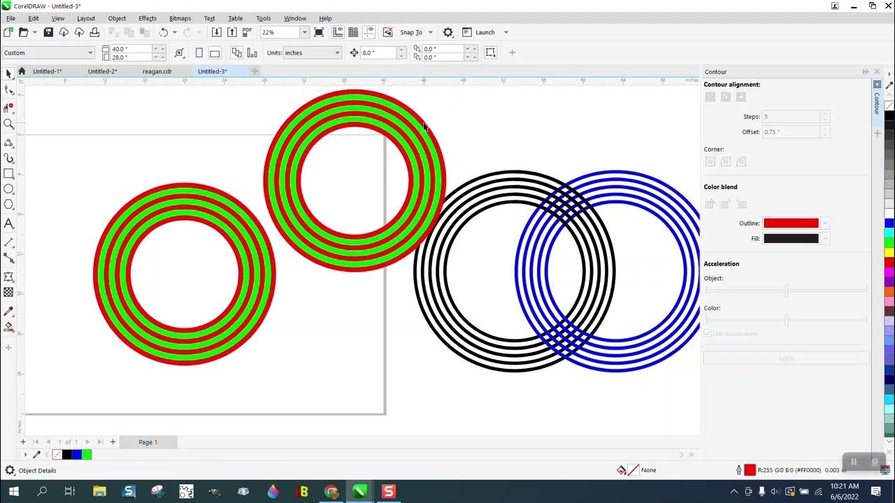 Corel Draw Tips & Tricks Interlocking Rings problem and how ti fix ...