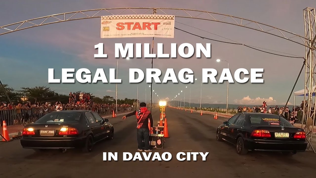 1 Million Legal Drag Race in Davao City - YouTube