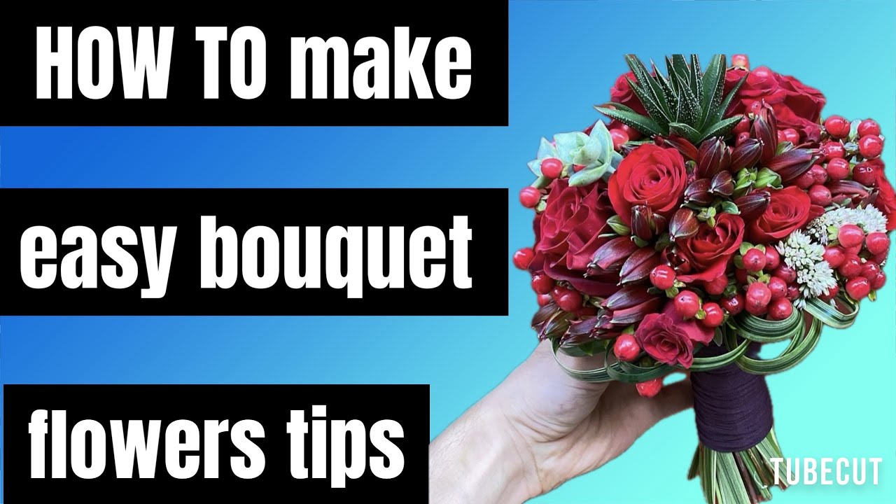 How To Make Flowers Bouquet | Easy Around Bouquet || 2024 Tips - YouTube