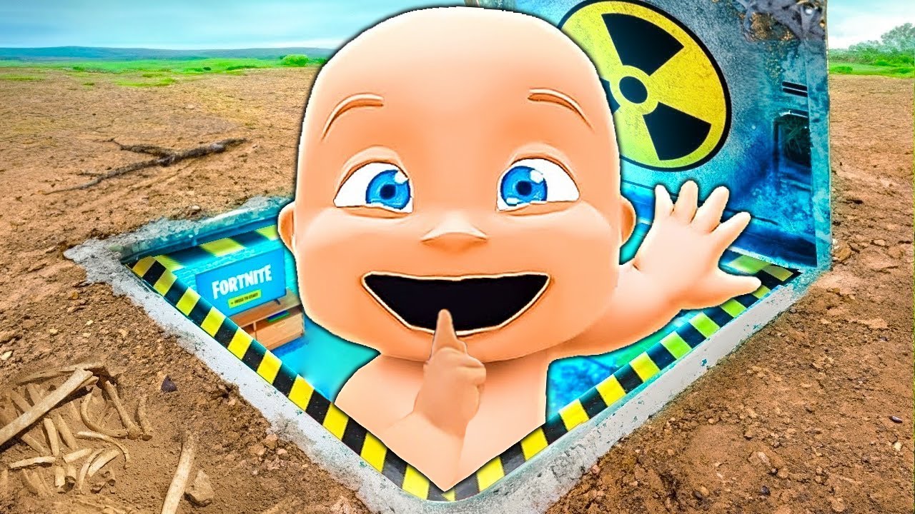 Baby Built a SECRET BUNKER to Hide From Daddy! - YouTube