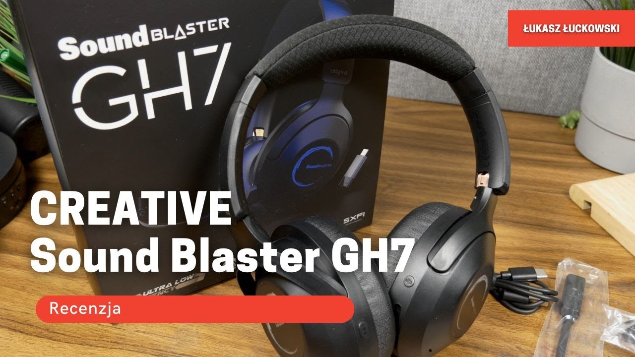Słuchawki Gamingowe CREATIVE Sound Blaster GH7 REcenzja - YouTube
