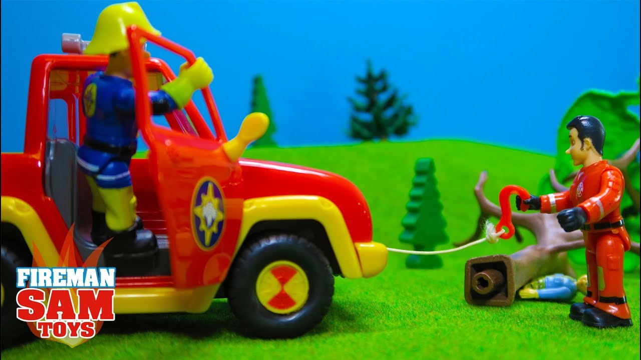 Fireman Sam Toys 🔥 Story with Firefighter Sam | Norman under a Tree ...