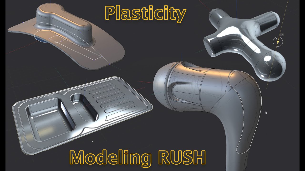 Plasticity Modeling RUSH.... Sink.... Earphone.... Design Technic Test ...